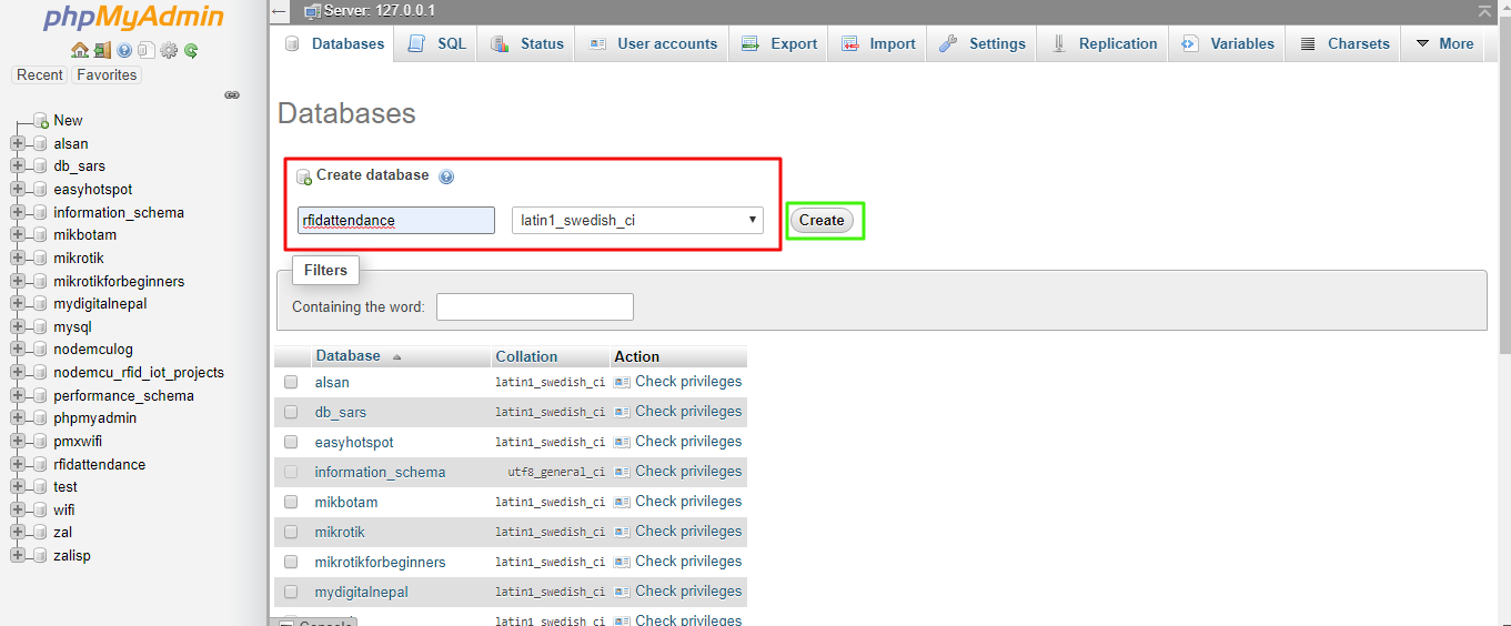 RFID Based Attendance System Using NodeMCU with PHP Web App