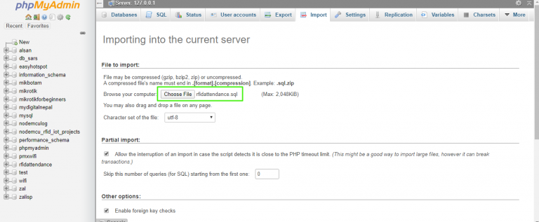 RFID Based Attendance System Using NodeMCU with PHP Web App
