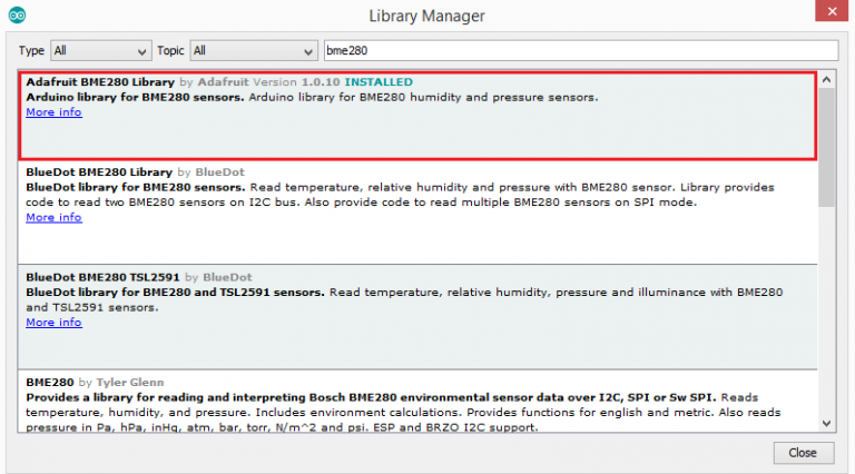 BME280 Based Mini Weather Station using ESP8266/ESP32