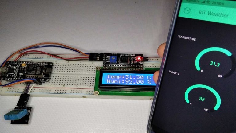 IoT Weather Station using DHT11 Sensor - IoT Projects Ideas