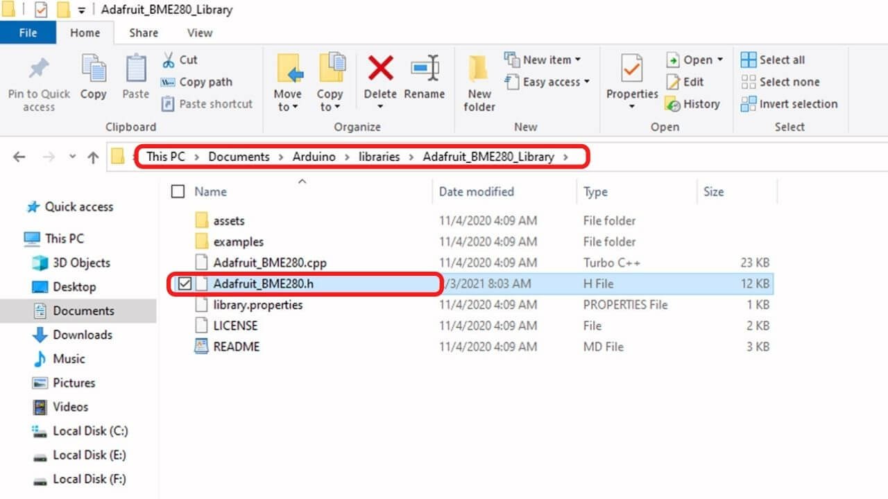 Interfacing BME280 Sensor with Arduino - IoT Projects Ideas