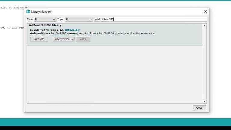Interface BMP280 Sensor With Arduino - IoT Projects Ideas
