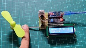 Temperature Based Automatic Fan Speed Controller using Arduino
