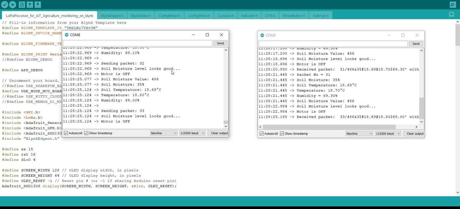 Lora Based Iot Smart Irrigation System With Esp8266 And Blynk 20