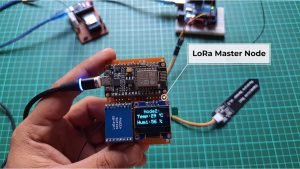 Multiple LoRa Nodes Communication with Master LoRa Node