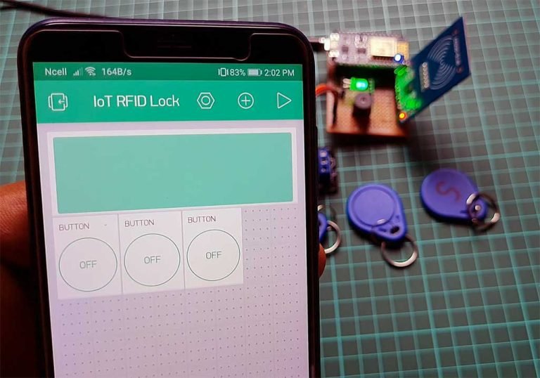 IoT based RFID Door Lock using ESP8266 - IoT Projects Ideas