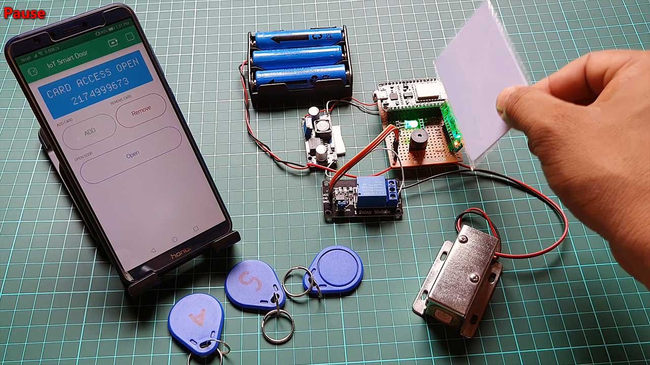 IoT based RFID Door Lock using ESP8266 - IoT Projects Ideas