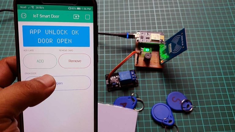 IoT based RFID Door Lock using ESP8266 - IoT Projects Ideas
