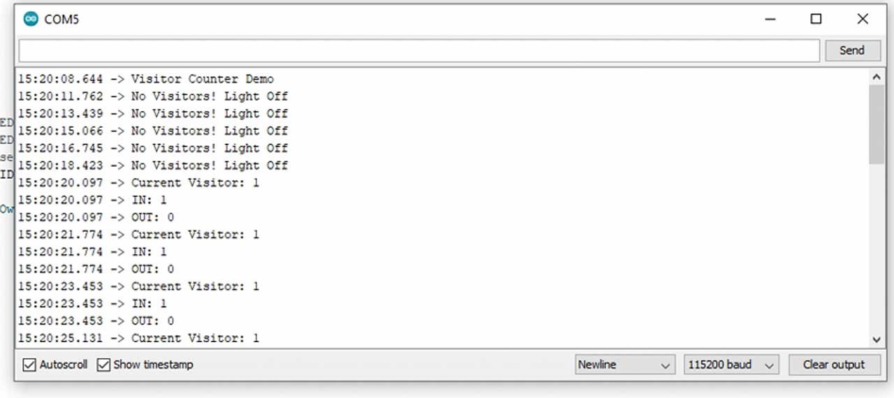 Iot Visitor Counter Using Esp32 And Ultrasonic Sensor