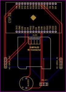 IoT Visitor Counter using ESP32 & Ultrasonic Sensor