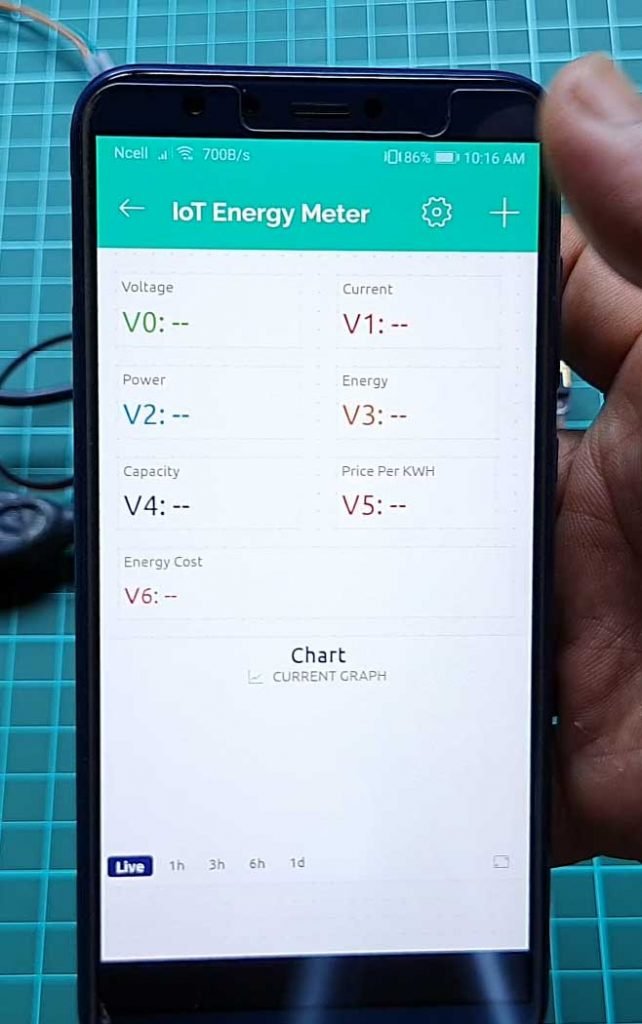 IoT Energy Meter using INA219 Sensor ESP8266 & Blynk