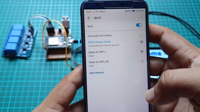 ESP32 Smart Home Automation using DWIN HMI Display
