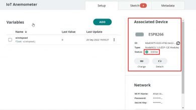 IoT based Anemometer using ESP8266 & Arduino IoT Cloud