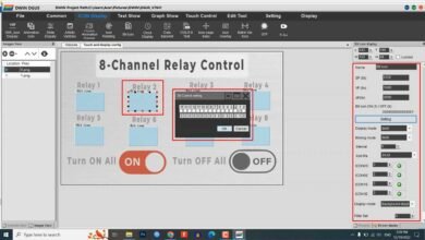 Relay Control with Arduino & DWIN Display - IoT Projects Ideas