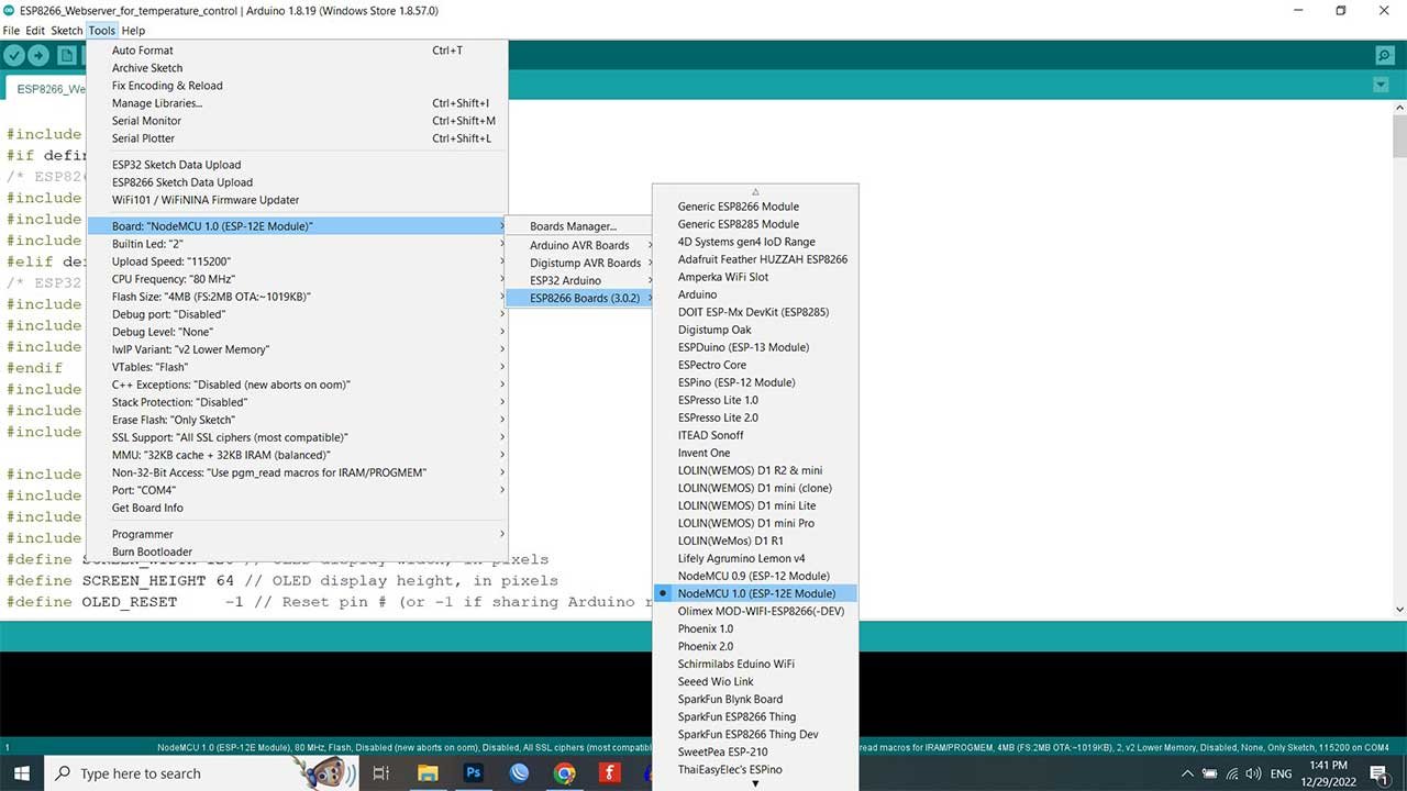 Temperature Control with ESP8266 & AsyncWebServer Temperature Control with ESP8266 & AsyncWebServer