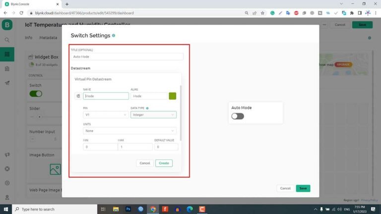 Iot Temperature And Humidity Monitoring And Control System Using Esp32 4866