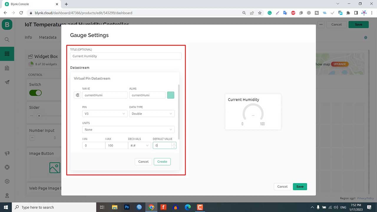 IoT Temperature & Humidity Monitoring & Control System using ESP32 ...