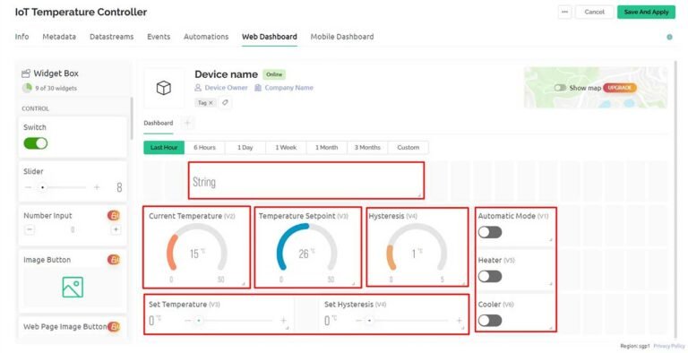 IoT Temperature Control System with ESP8266 & Blynk