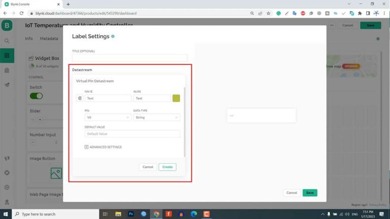 IoT Temperature & Humidity Monitoring & Control System using ESP32 ...