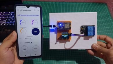 IoT Temperature Control System with ESP8266 & Blynk