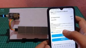 Smart Notice Board with ESP8266 & Dot Matrix LED Display