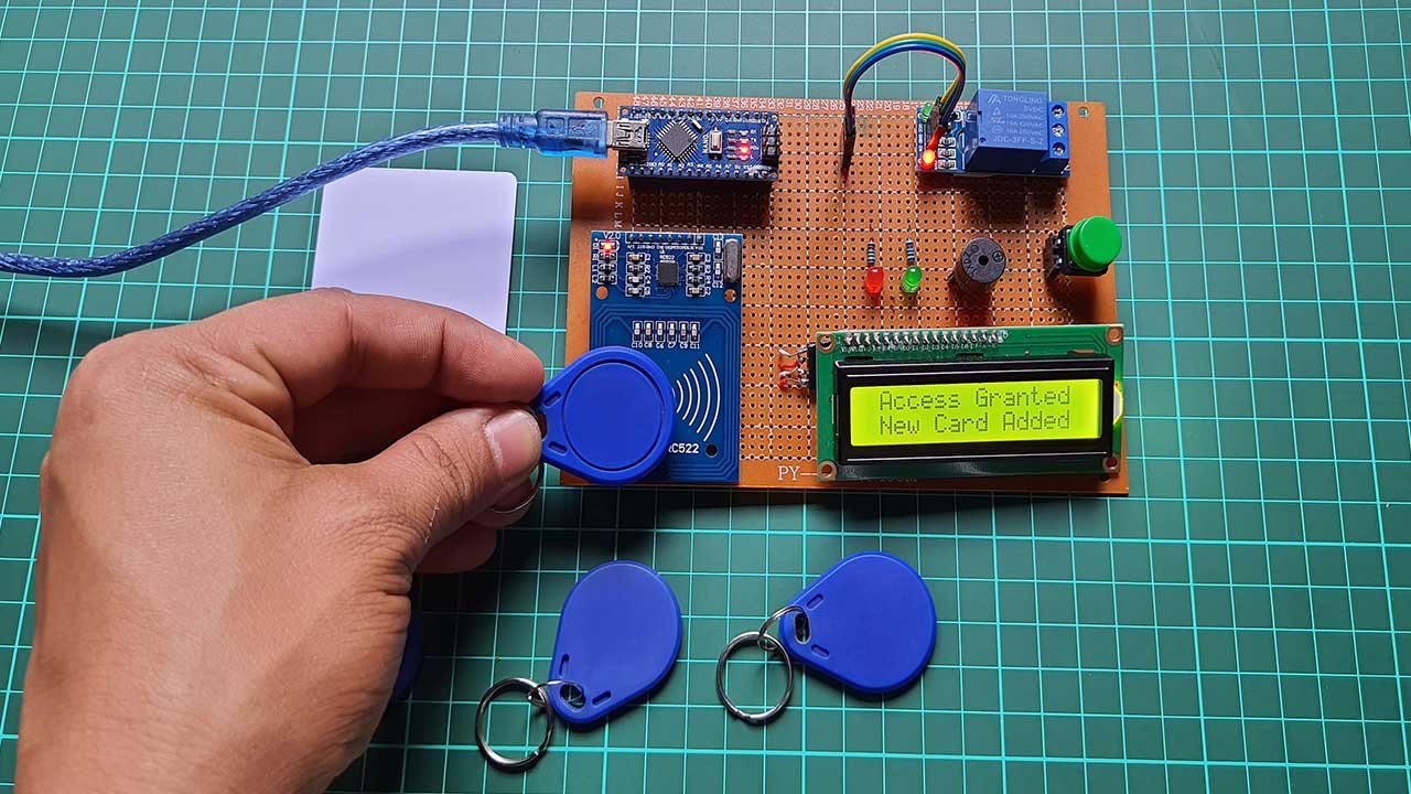 Arduino RFID Master Card Door Lock with EEPROM