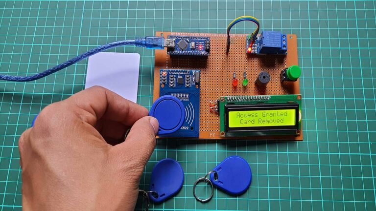 Arduino RFID Master Card Door Lock with EEPROM