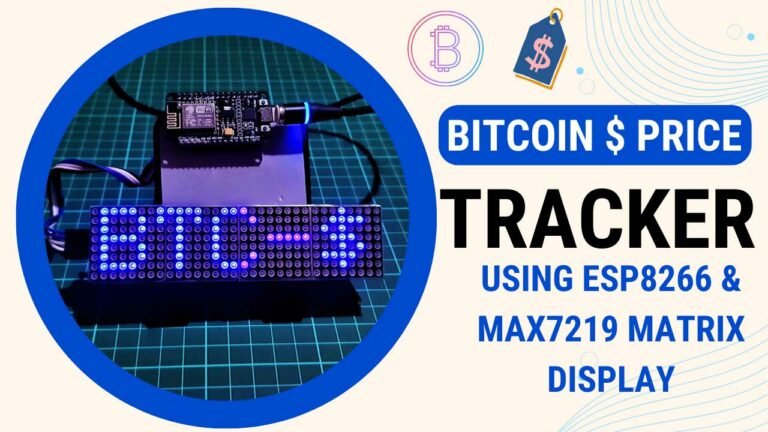 Smart Notice Board with ESP8266 & Dot Matrix LED Display