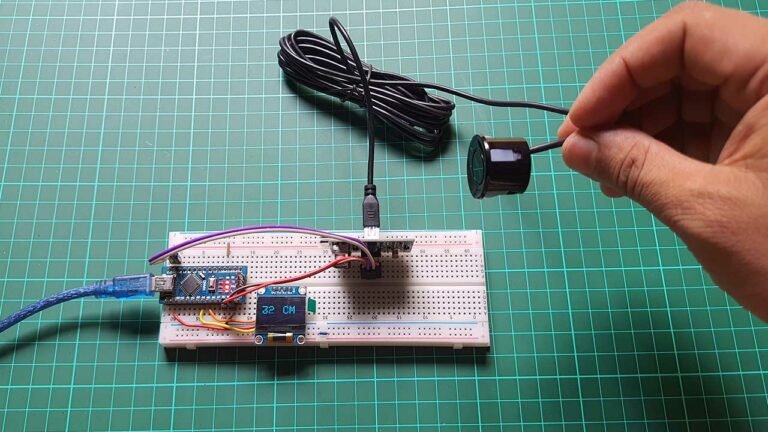 Waterproof Ultrasonic Sensor with Arduino to Measure Water Level
