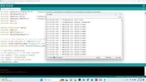 ESP32 based Biometric Door Lock system using Fingerprint Sensor