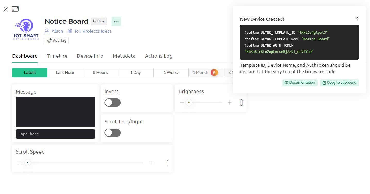 IoT Smart Notice Board with MAX7219 ESP8266 & Blynk