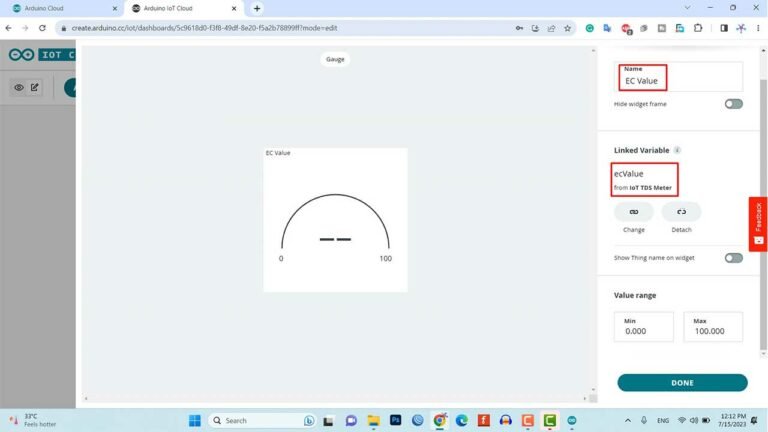 IoT Water Quality Monitoring with TDS Sensor & ESP32