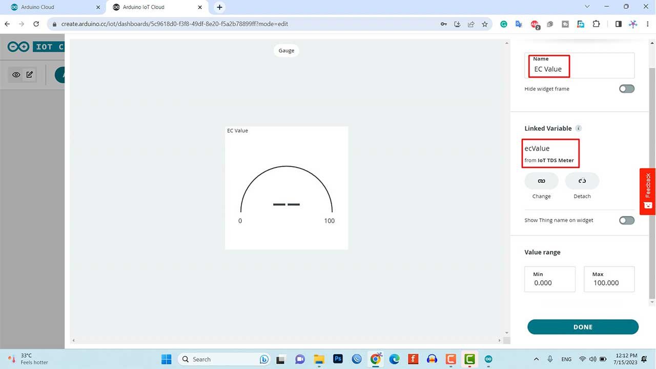 IoT Water Quality Monitoring with TDS Sensor & ESP32