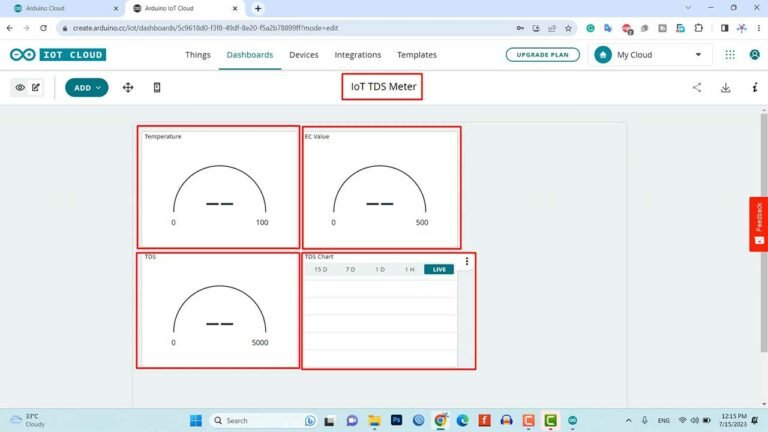 IoT Water Quality Monitoring with TDS Sensor & ESP32