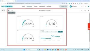 IoT Water Quality Monitoring with TDS Sensor & ESP32