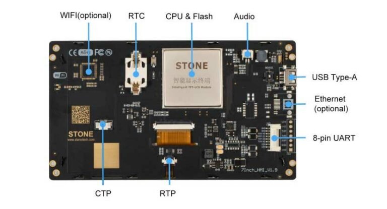 Getting Started With Stone Hmi Tft Lcd Display Iot Projects Ideas