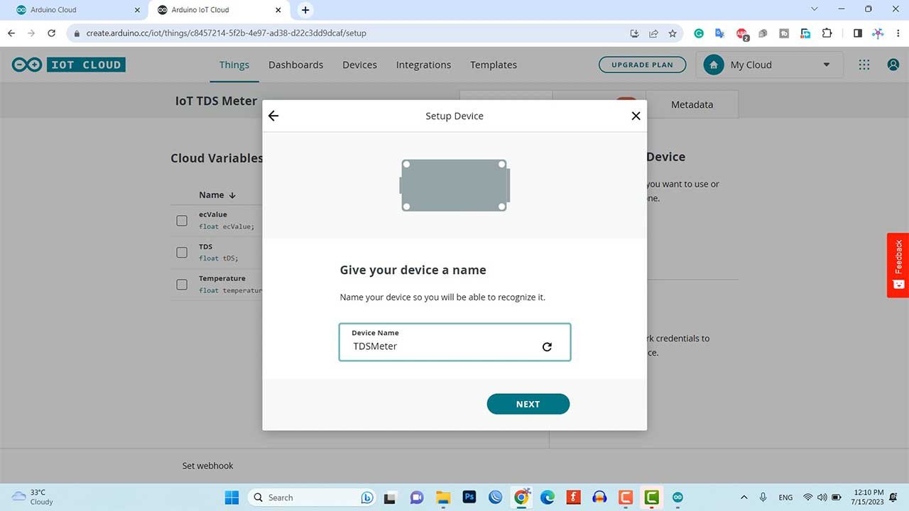 IoT Water Quality Monitoring with TDS Sensor & ESP32
