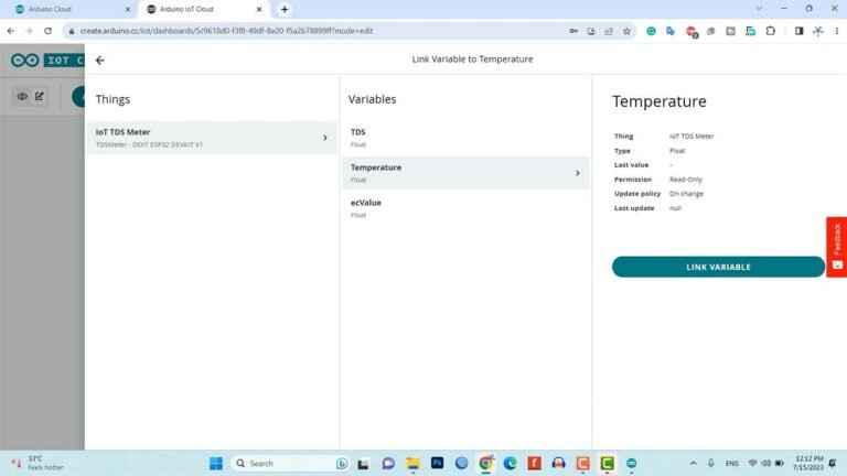 IoT Water Quality Monitoring with TDS Sensor & ESP32